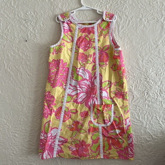 Lilly Pulitzer | Dresses | Lilly Pulitzer Dalian Shift Dress Yellow ...
